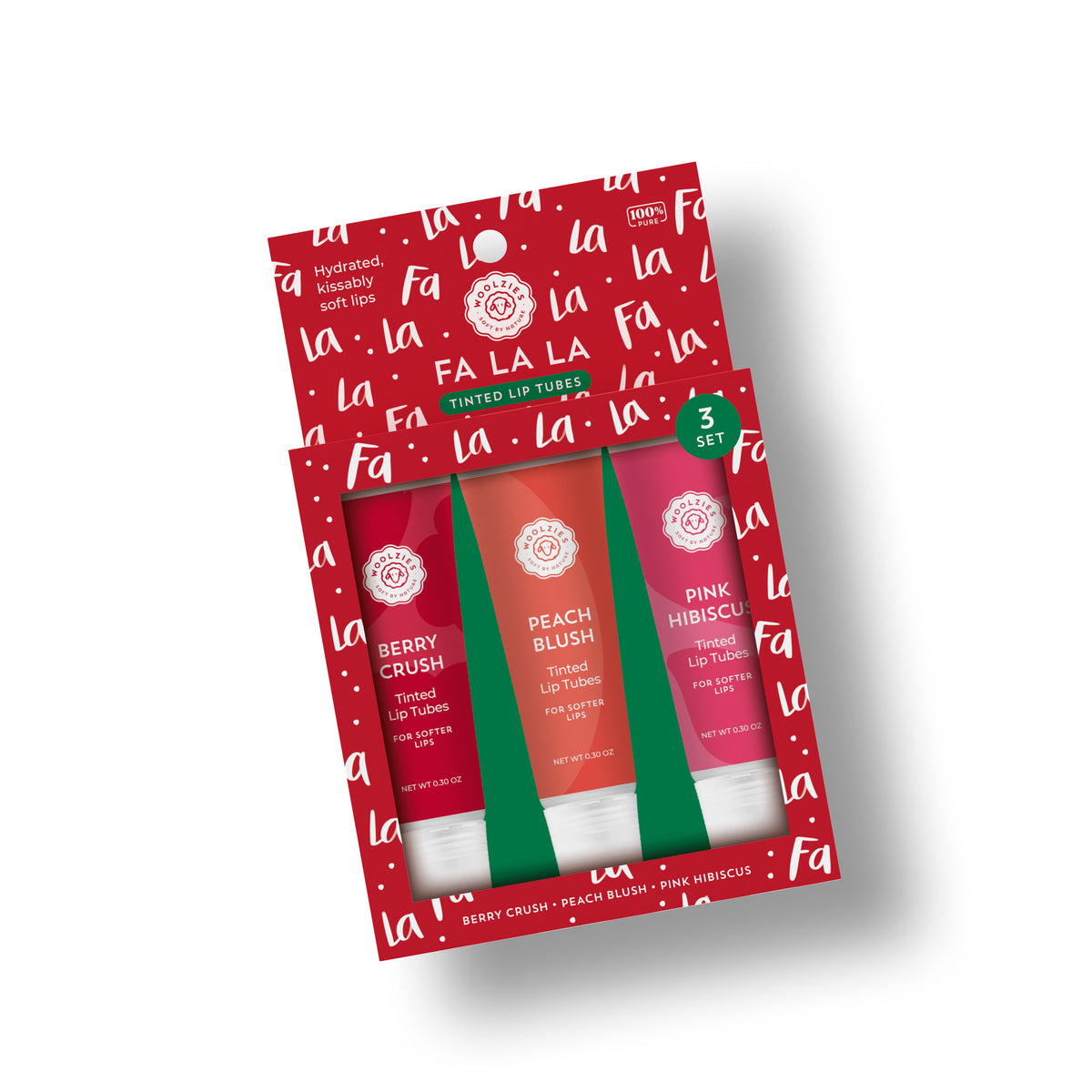 Fa La La Lip Tube Set Of 3 – Woolzies.com