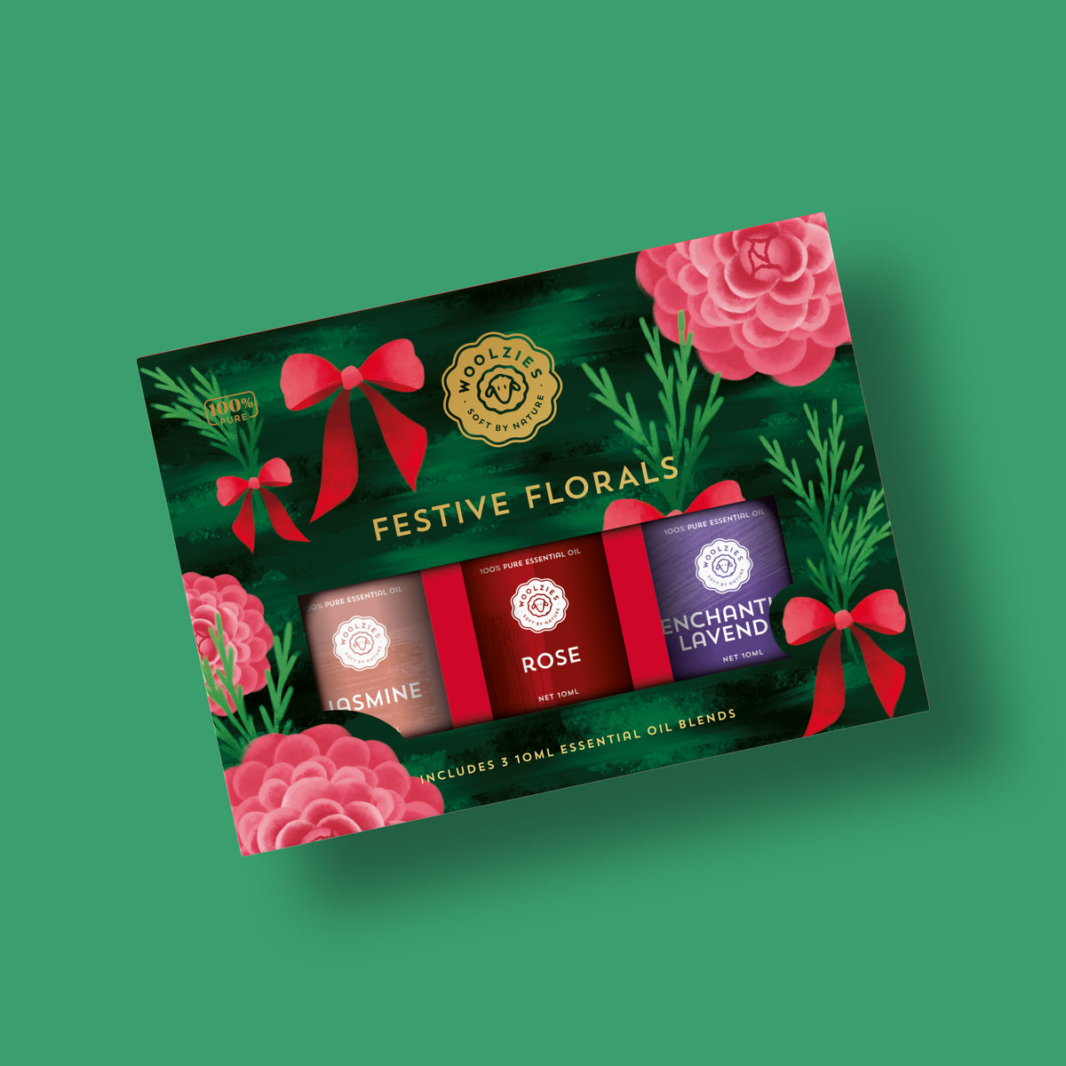 Festive Florals Essential Oil Set of 3 – Woolzies.com