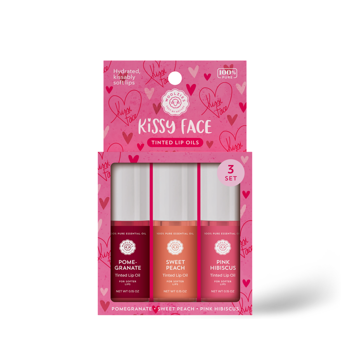 Kissy Face Lip Oil Set Of 3 – Woolzies.com