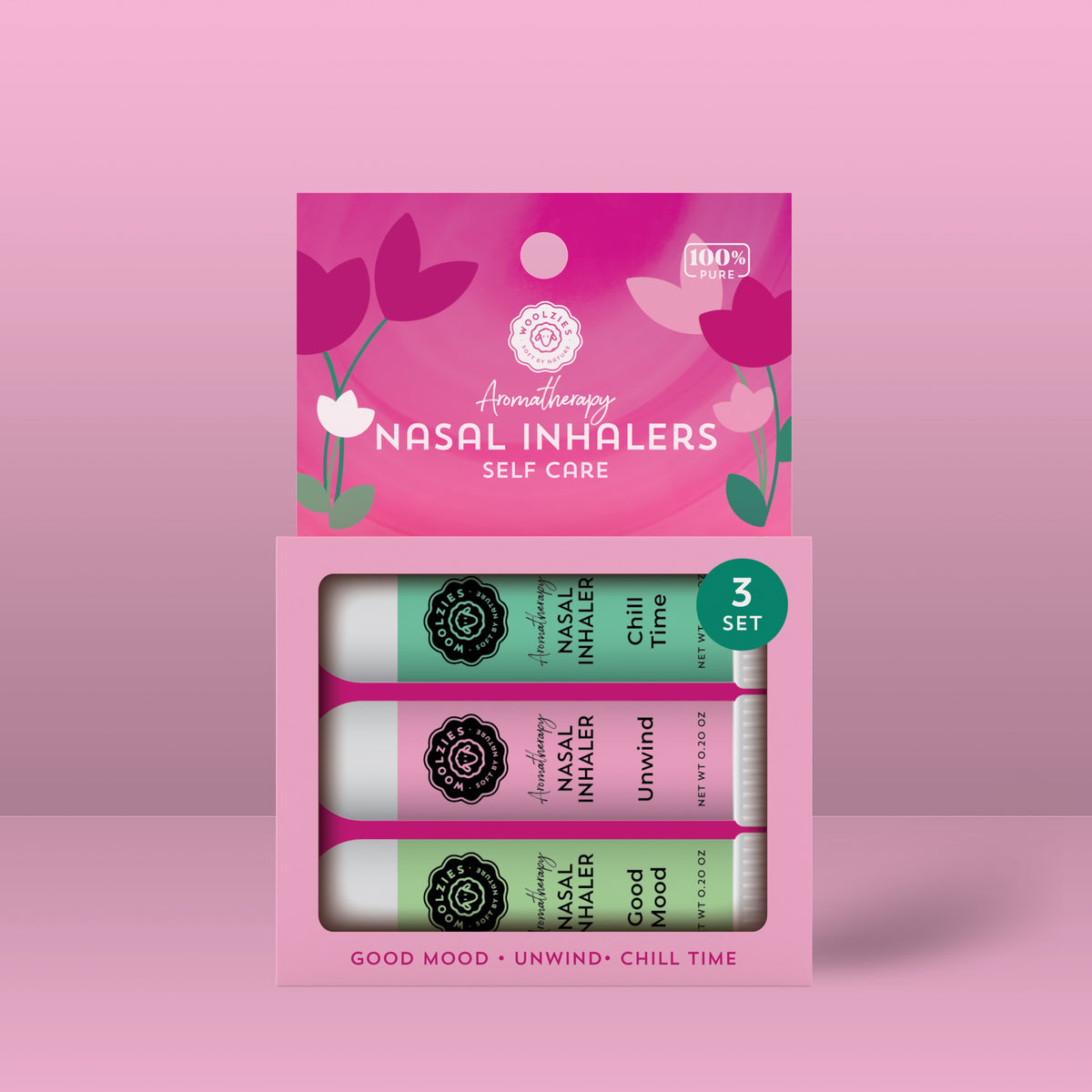 Self Care Set Of 3 Nasal Inhalers – Woolzies.com