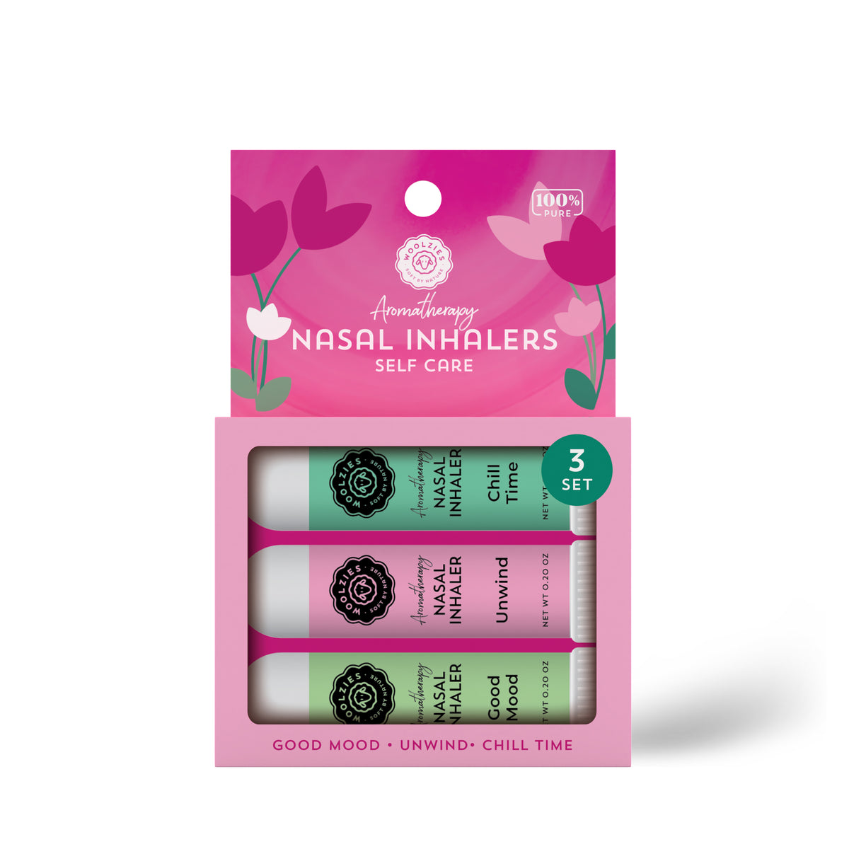 Self Care Set Of 3 Nasal Inhalers – Woolzies.com