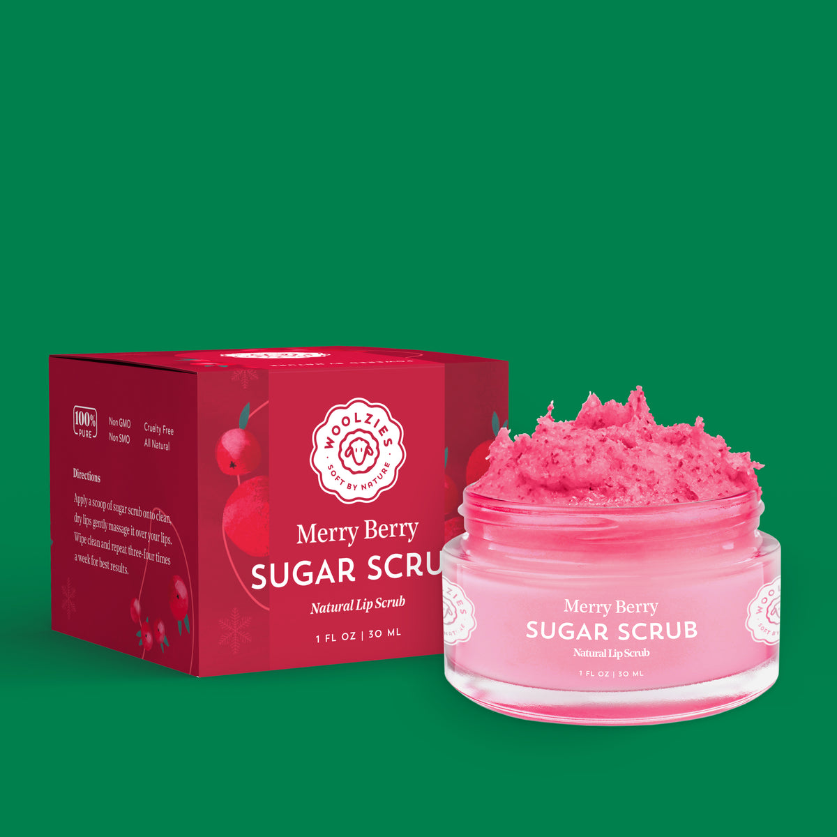 1oz. Merry Berry Sugar Scrub – Woolzies.com
