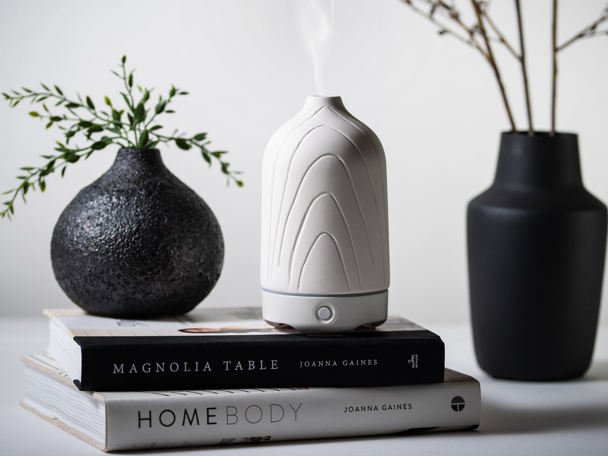 White Ceramic Wave Diffuser – Woolzies.com