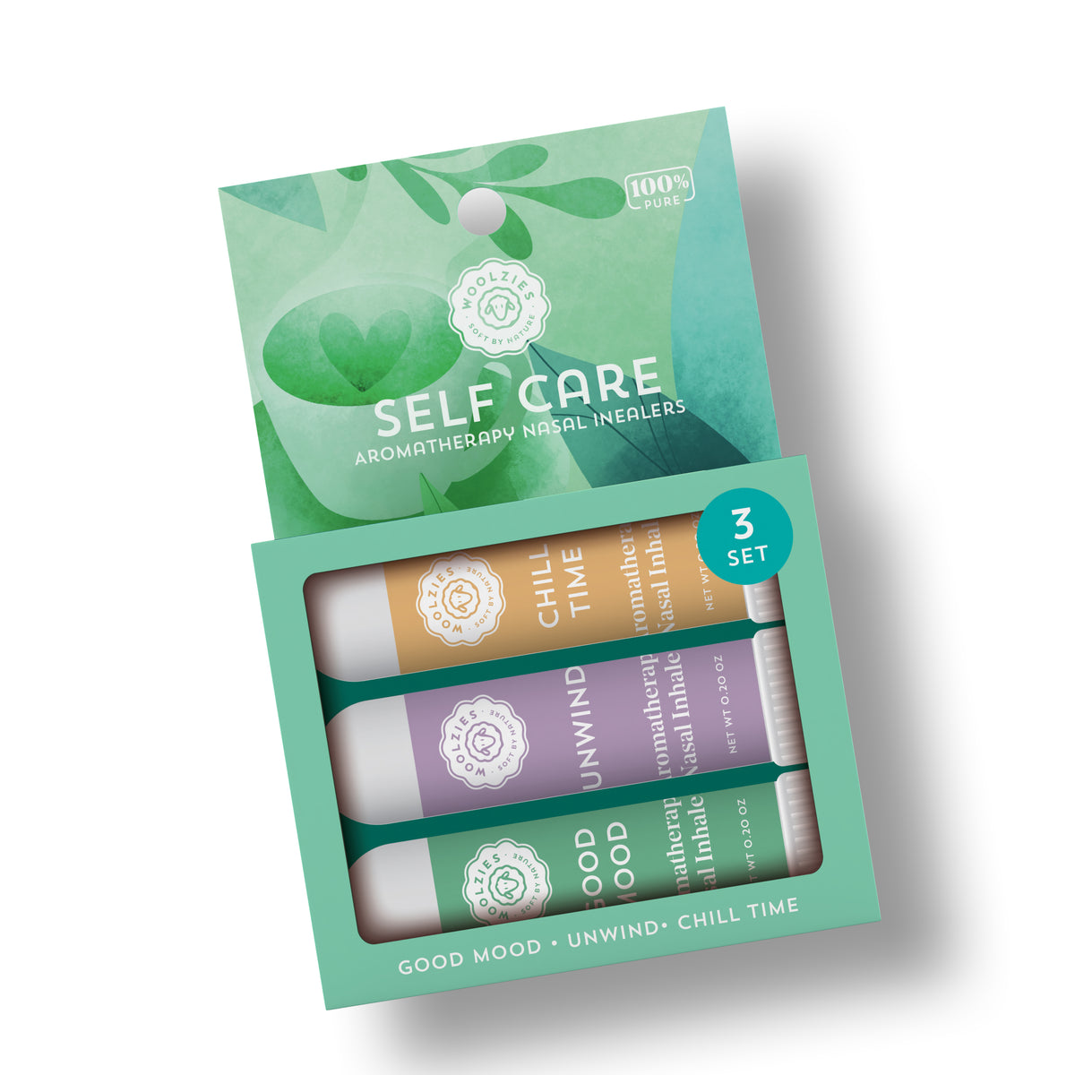 Self Care Set Of 3 Nasal Inhalers – Woolzies.com